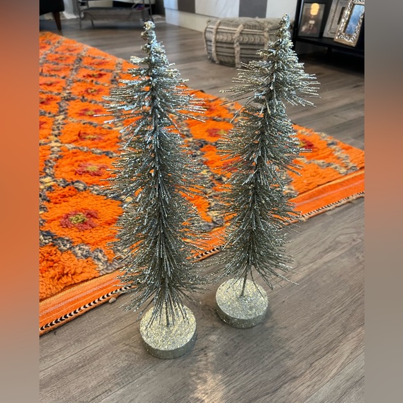 Holiday | Set Of 2 Cute Silver Trees | Poshmark